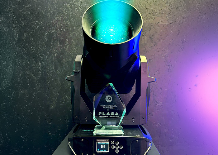 VL2600 SE Series Plasa Sustainability Award | Vari-Lite