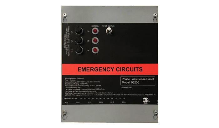 PHASE LOSS SENSE PANEL | Vari-Lite